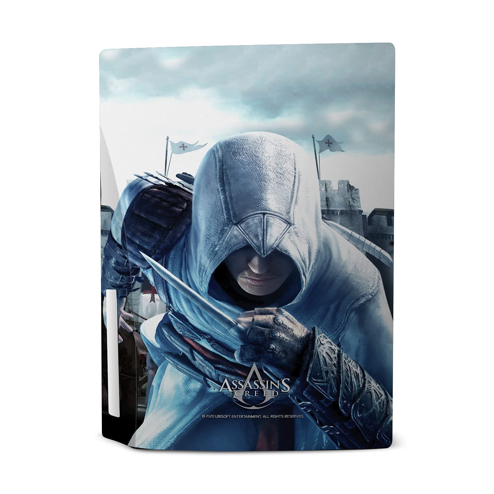 Head Case Designs Officially Licensed Assassin's Creed Altaïr Hidden Blade Key Art Vinyl Faceplate Gaming Skin Decal Compatible With Sony PlayStation 5 PS5 Disc Edition Console & DualSense Controller