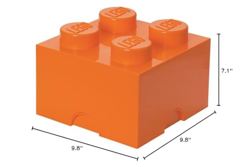 Lego Storage Brick 4 Orange
