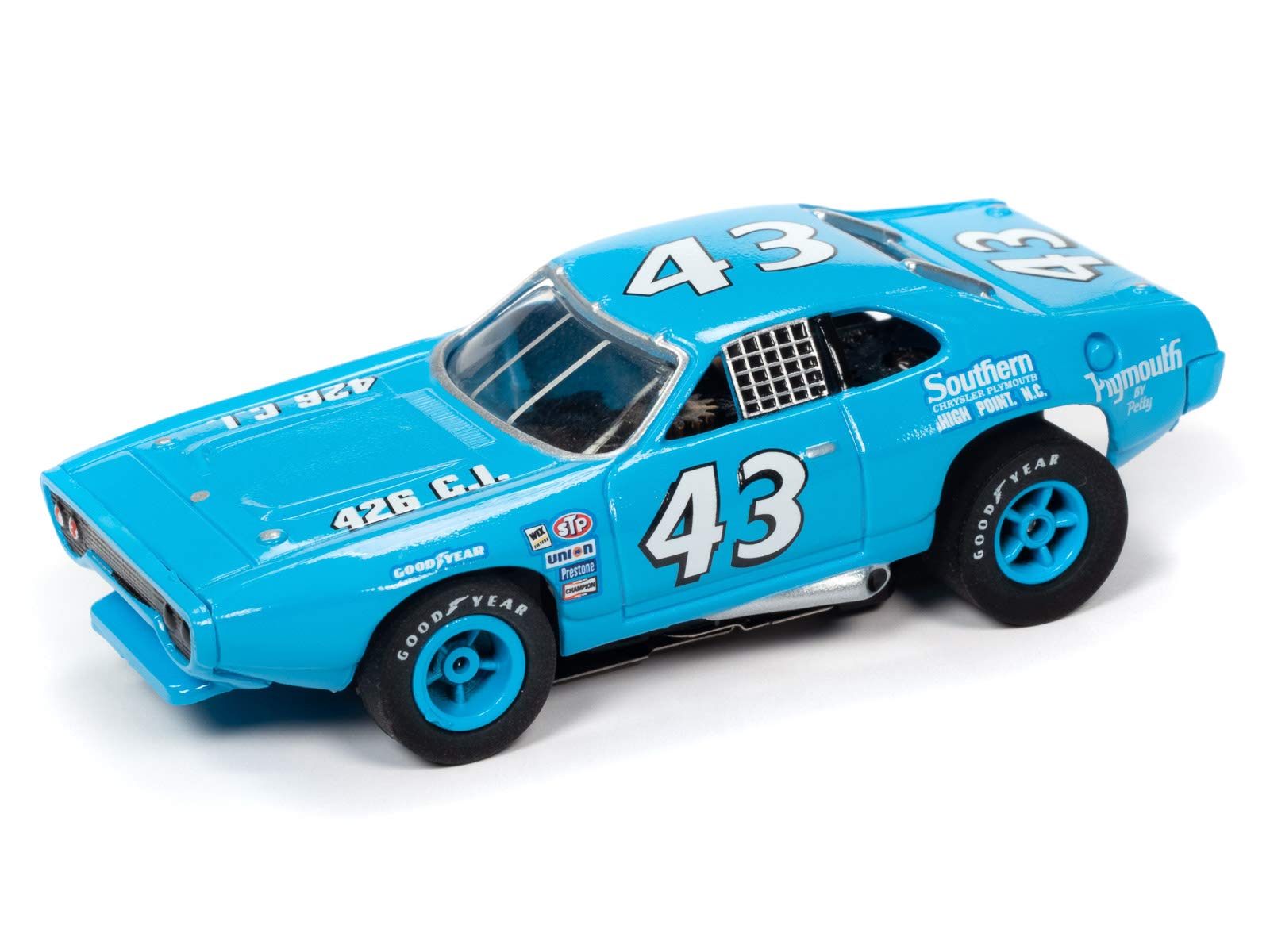 Auto World SC355-2 Xtraction R31 Plymouth Road Runner Southern Richard Petty HO Slot Car