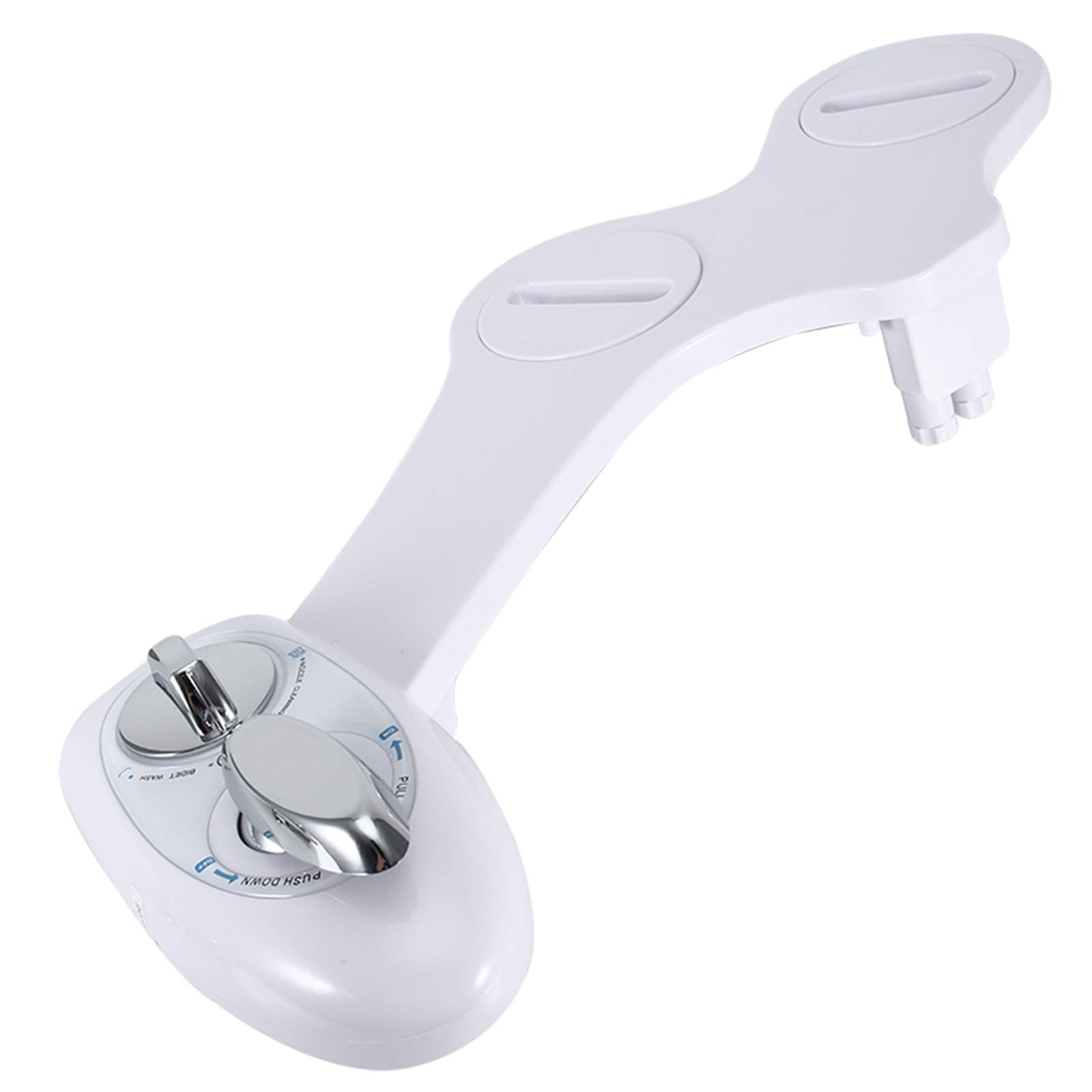 Nonelectric Mechanical Bidet Toilet Seat AdjustableWater Spray Attachment Rear Feminine , Self Nozzle