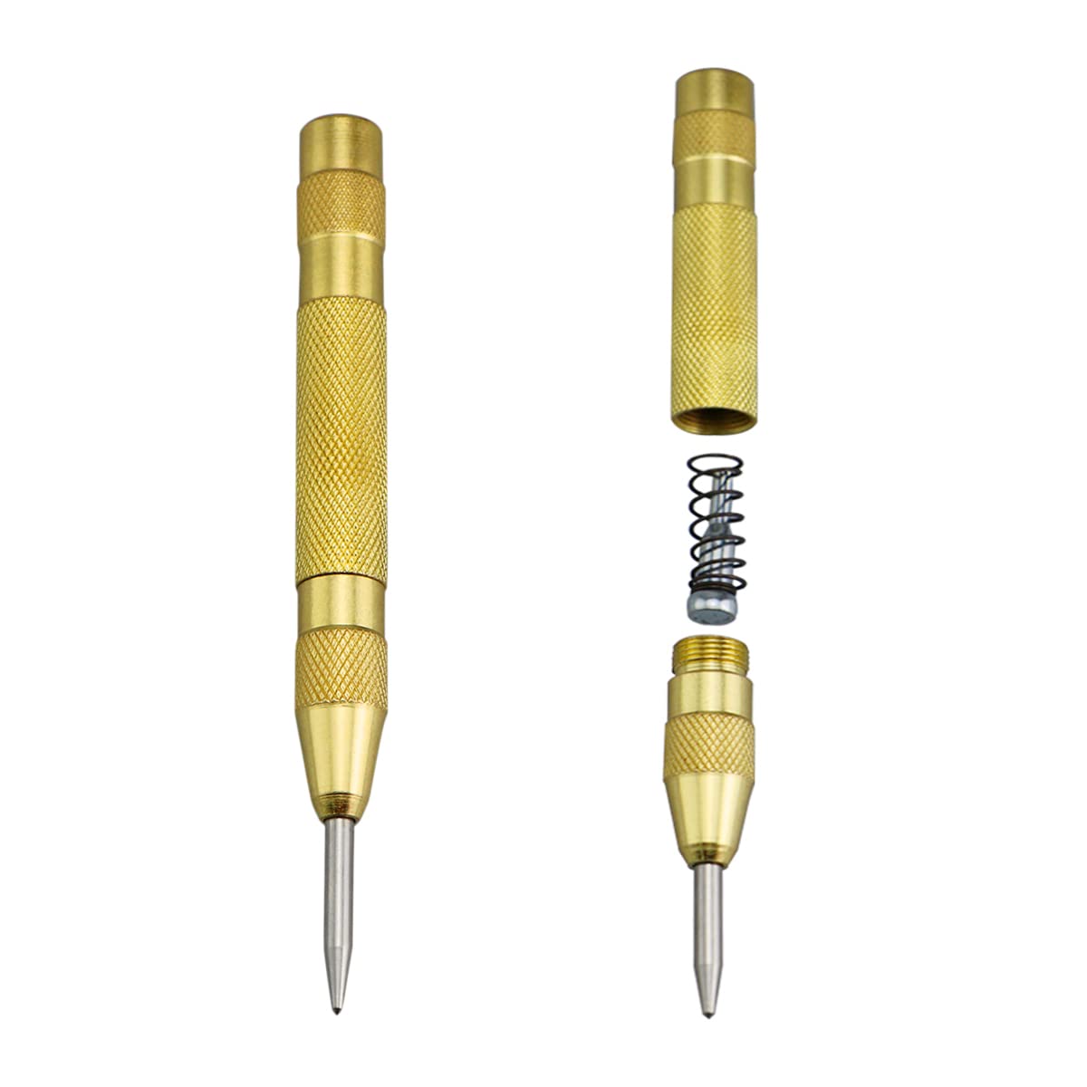 Countersink Drill Bit Set 6 Pcs 5 Flute Counter Sinker Drill Bits and 90 Degree Center Punch Tools HSS 1/4" Hex Shank for Wood Metal Quick Change 6-19mm (7)