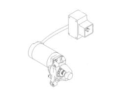 Electric Starter Motor For Poulan Pro Single Stage Snow Thrower PR521 PR521ES