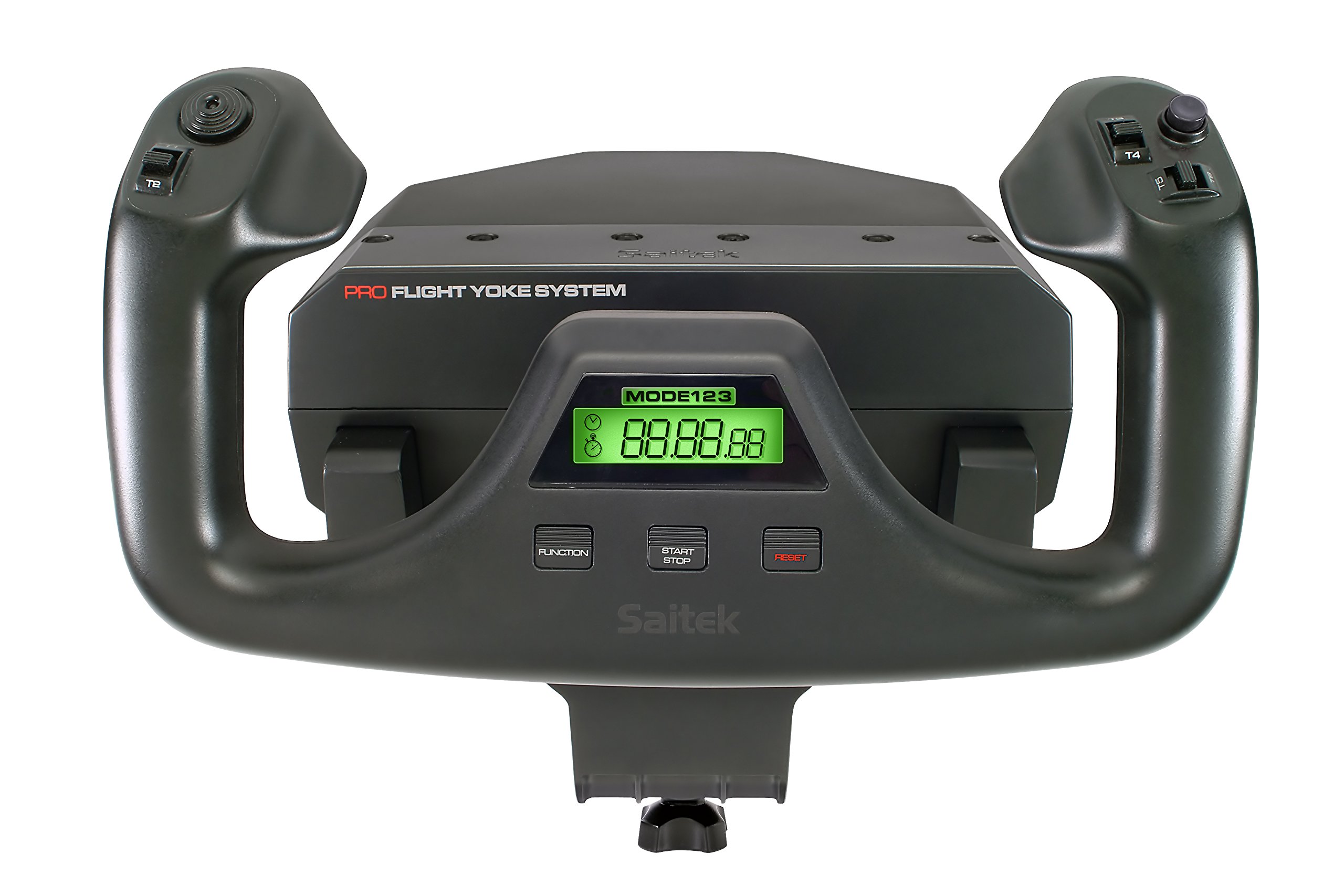 Logitech G PRO Flight Yoke System, Professional Simulation Yoke and Throttle Quadrant, 3 Modes, 75 Programmable Controls, Configurable Throttle Knobs, Steel Shaft, USB, PC - Black