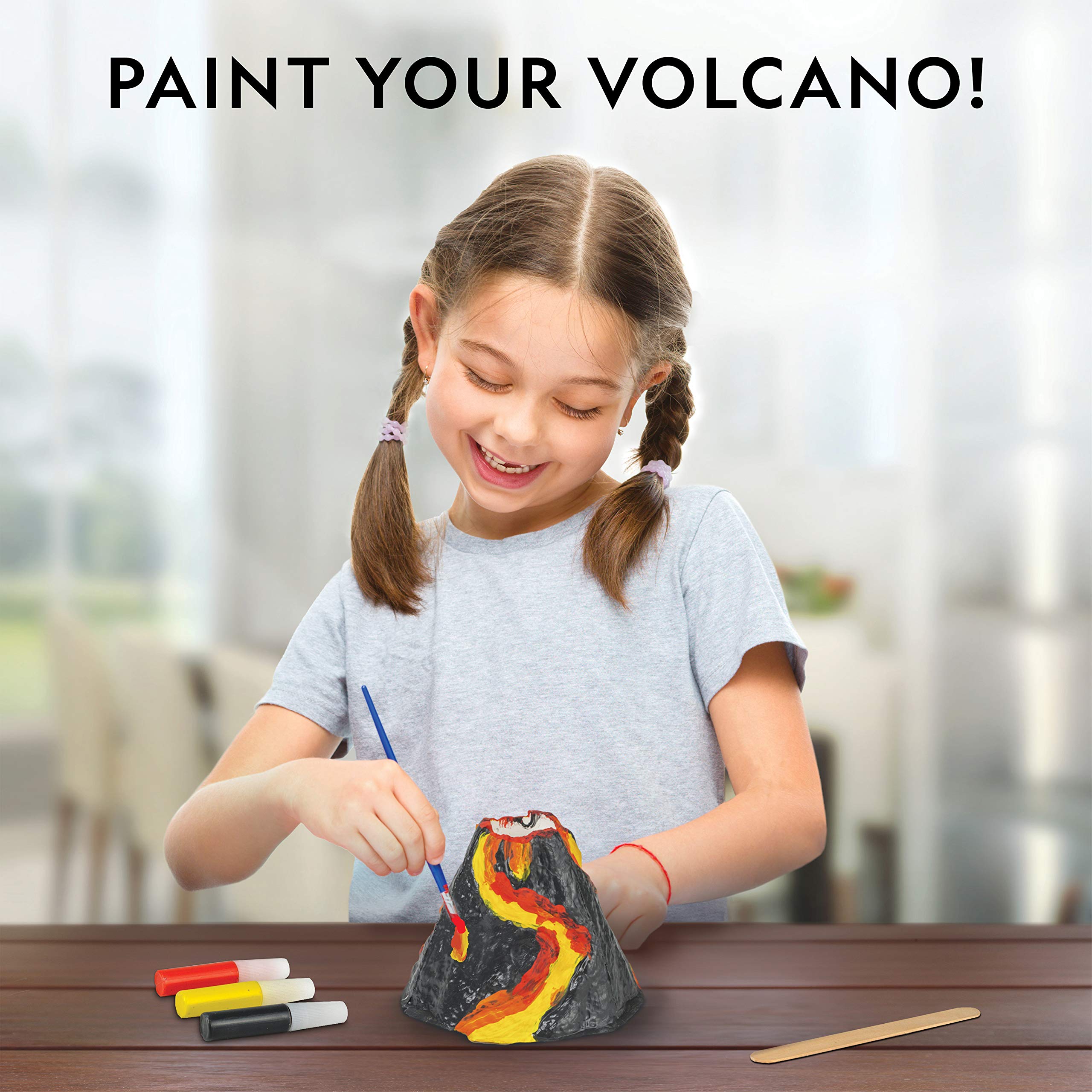 NATIONAL GEOGRAPHIC Ultimate Volcano Kit β Erupting Volcano Science Kit for Kids, 3X More Eruptions, Pop Crystals Create Exciting Sounds, STEM Science & Educational Toys (Amazon Exclusive)