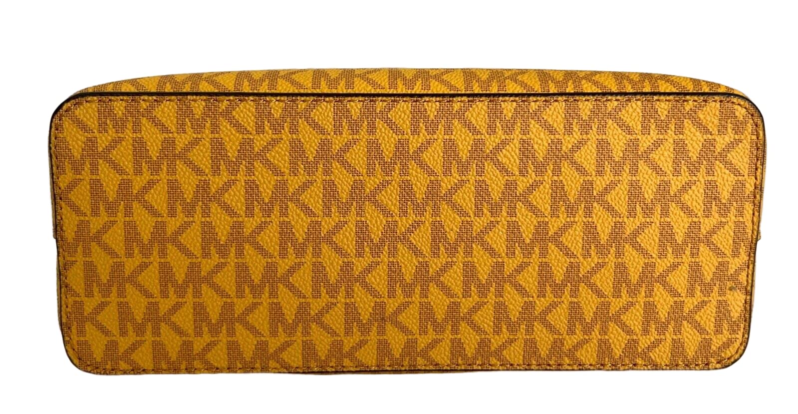 Michael Kors Jet Set Medium Crossbody Leather Handbag (Marigold)