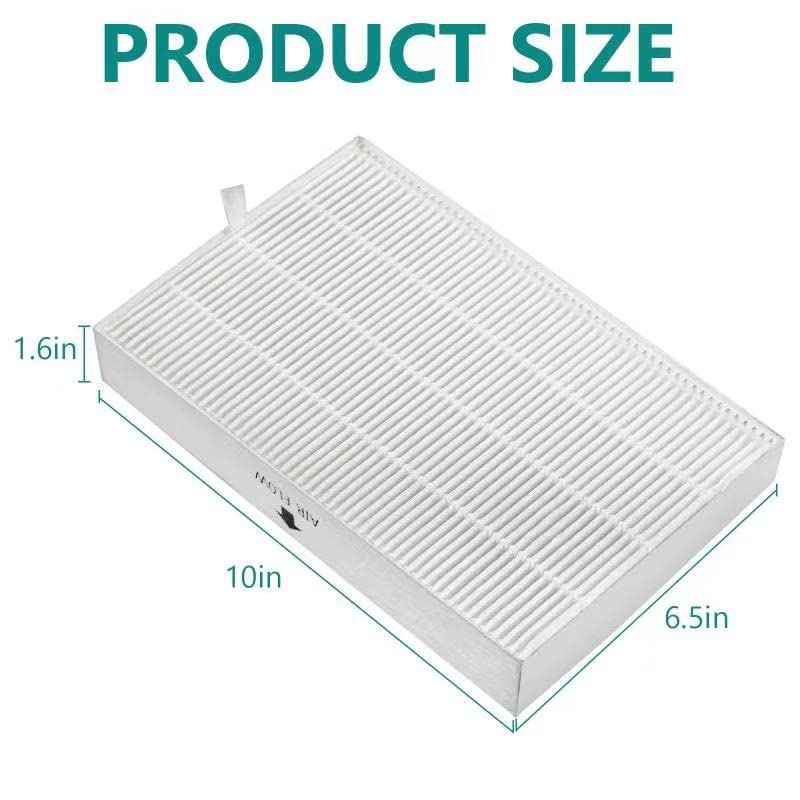 MIFLUS 6PACK Premium R True HEPA 13 Filter,Compatible with Honeywell HPA300,HPA200,HPA100,HPA090,HRF-R3,HRF-R2&HRF-R1