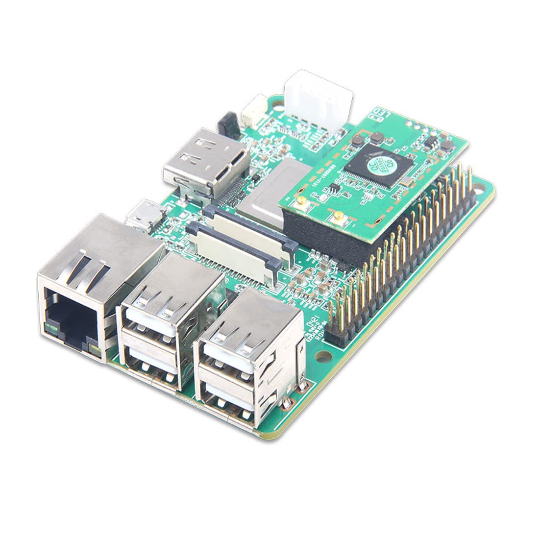 Geniatech XPI-3288 Android Single Board Computer Development Board Moudle, Rockchip RK3288 Quad Core CPU 2G RAM, 16GB EMMC Flash Motherboard