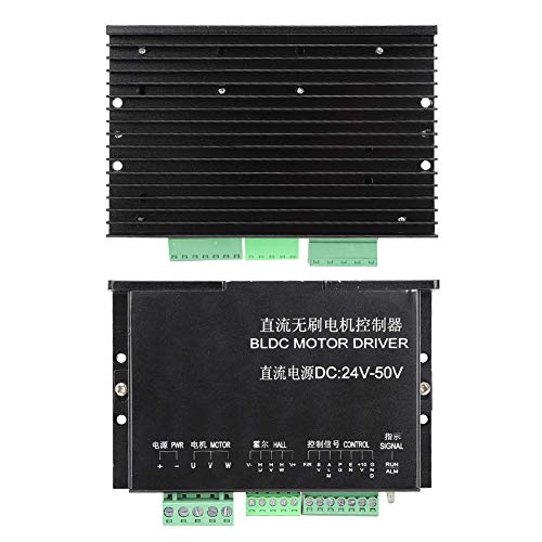 Brushless Stepper Motor Driver Board 3 Phase Stepping Motor DC24‑50V Controller Board Module Semi Enclosed Case Stepper Motor