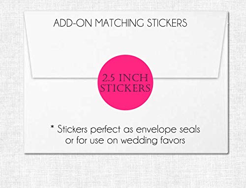 Casual Backyard Wedding Inviations, Set of 10 - Bistro Light Inspired Wedding Invitations With Envelopes