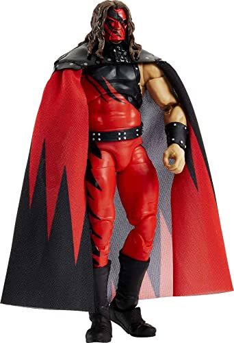 Mattel Ultimate Edition Kane Action Figure, 6-inch Collectible with Interchangeable Head, Swappable Hands & Entrance Cape for Ages 8 Years Old & Up