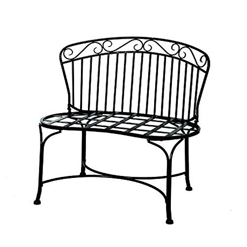 Deer Park BE207-BLK Imperial Bench (Black), 32" L x 19" D x 33" H