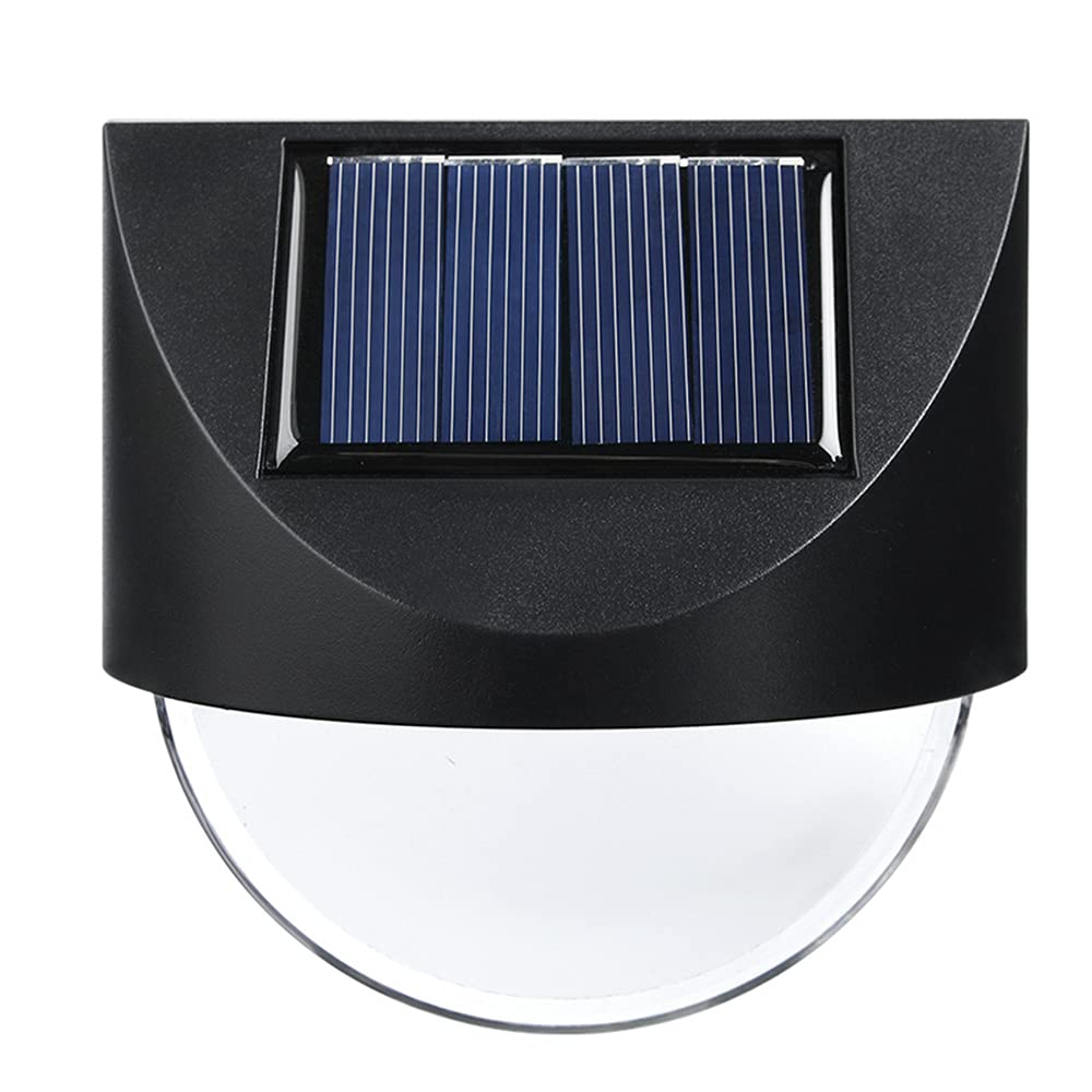 ZHUANYIYI 4 Pieces, Outdoor Solar Lights, Solar Wall Lighting Guide Lights, Courtyard Garden Home Waterproof Staircase Lights