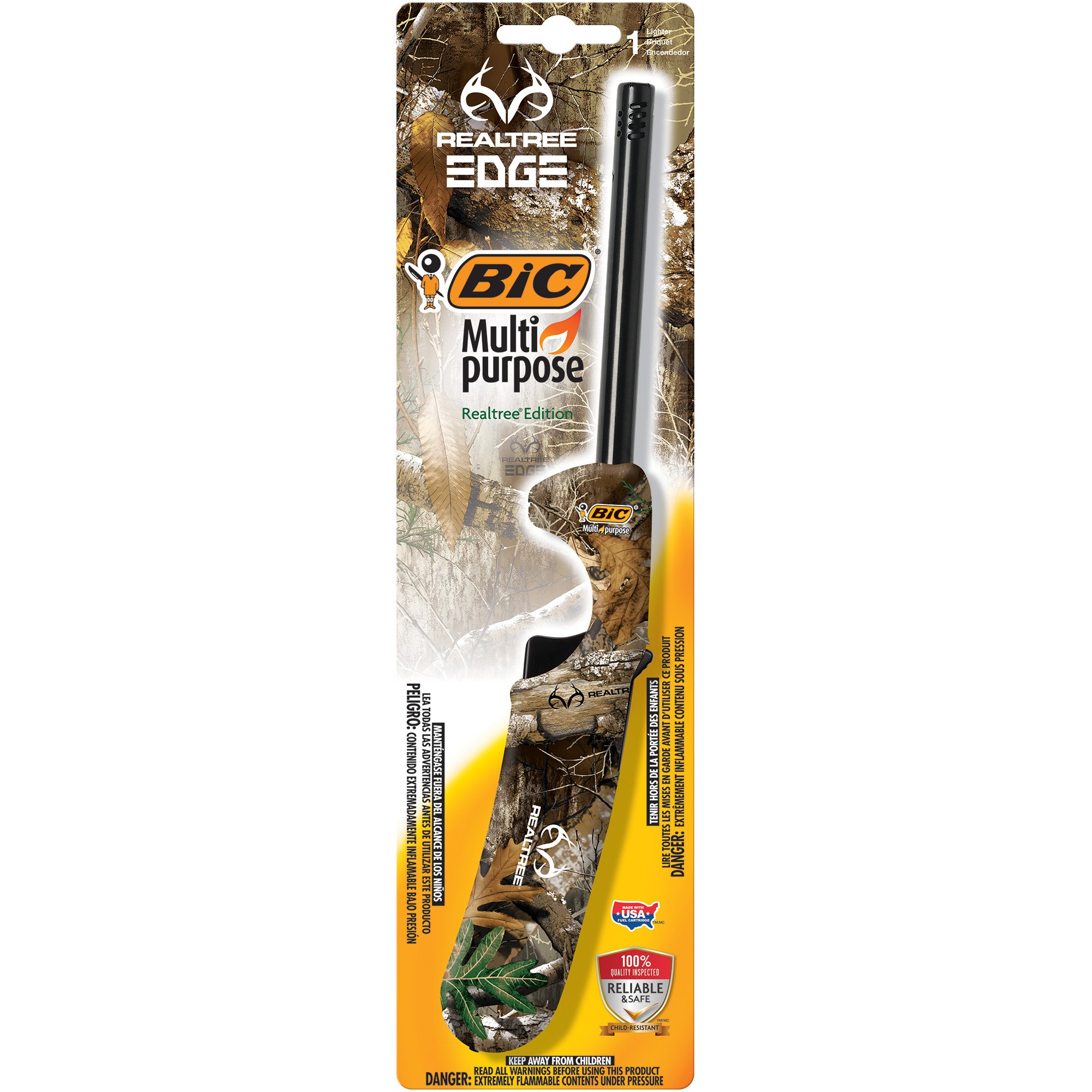 BIC Multi-Purpose Realtree Edition Lighter, Camouflage Design, 1-Pack