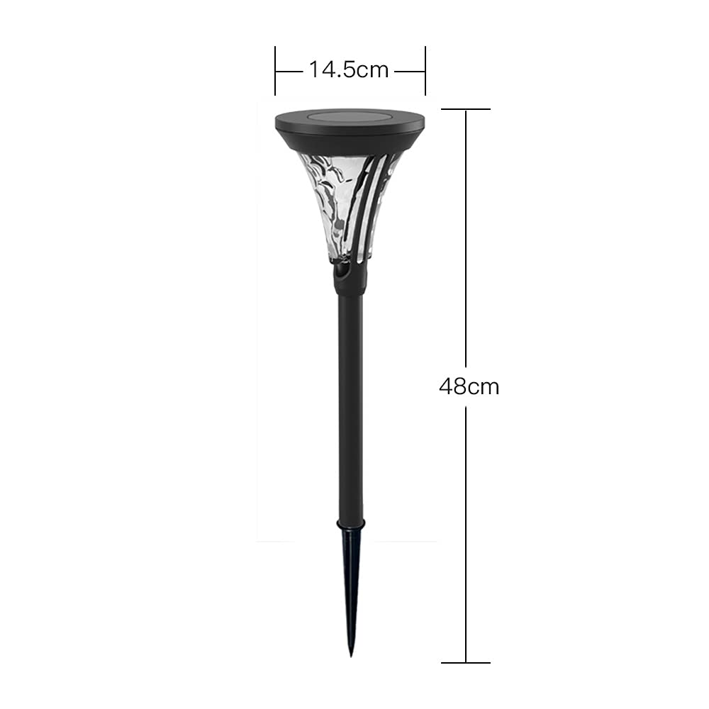 ZHUANYIYI Outdoor Solar Ground Plug Landscape Lights, Garden Lawn Waterproof Lights, Home Garden Pavement Decorative Lights