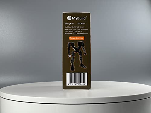 MyBuild Mecha Frame Armed Forces Stryker 5021 - Brown Armor Robot Blocks Toy Building Bricks Collection for Children to Adult Mech Fans