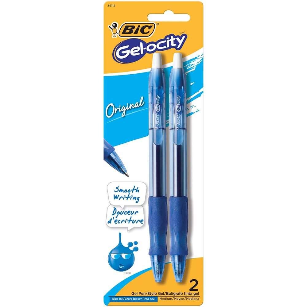 Bic RLCP21-BLU Blue Bic® Gelocity Pen 2 Pack