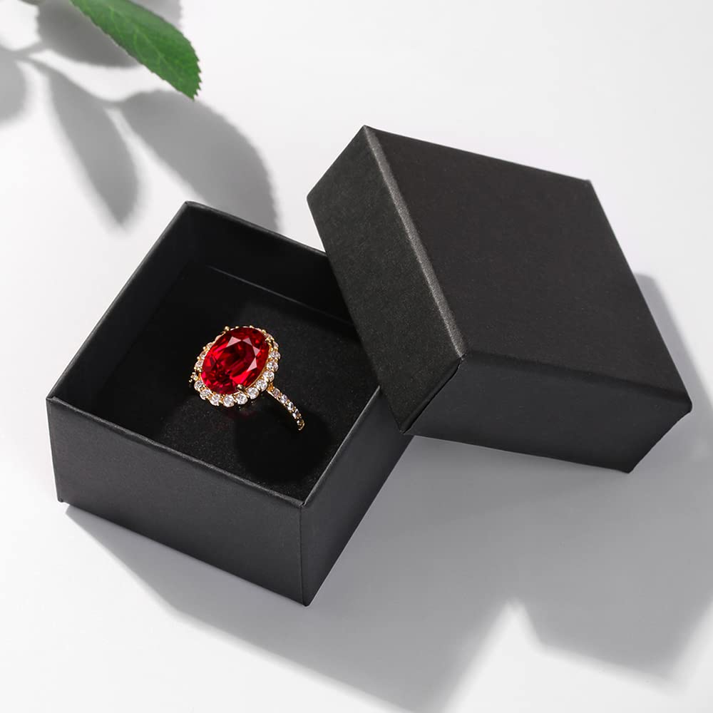 Artilady April Birthstone Rings for Women - Adjustable Open Ring diamond Stone Mothers Birthday