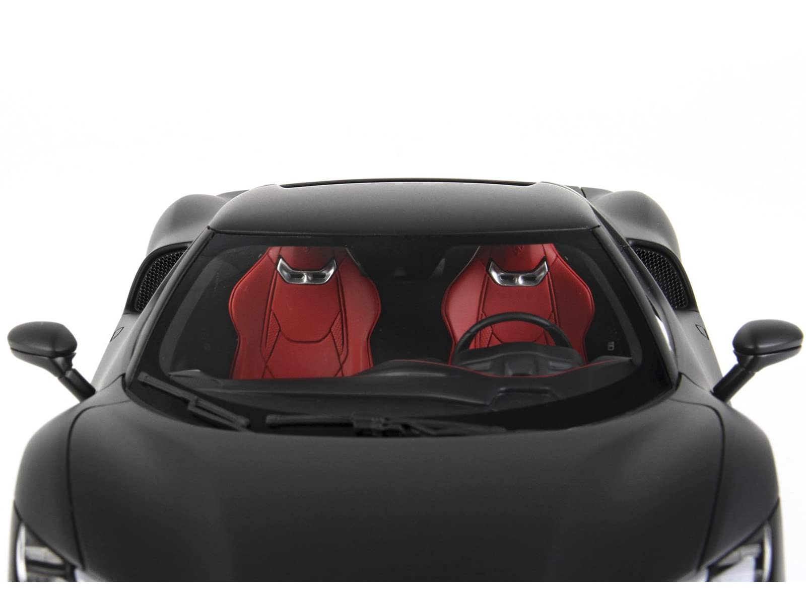 BBR 296 GTB Matt Black with Display CASE Limited Edition to 20 Pieces Worldwide 1/18 Model Car P18210 MB1