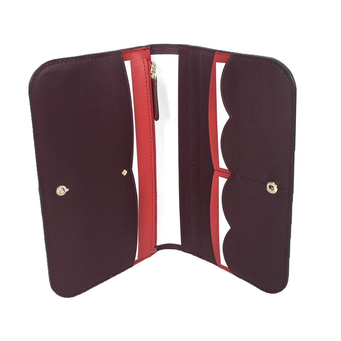 Kate Spade Nadine Patchwork Leather Clutch Wallet, Red Multi