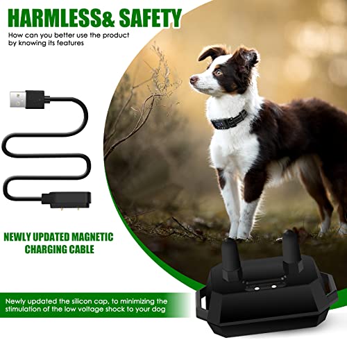 GPS Wireless Dog Fence, 2023 Electric Fence System for Dogs, Portable GPS Wireless Pet Containment System. Large Signal Boundary Range Up to 6560Ft. Adjustable Collar for All Large and Medium Dogs