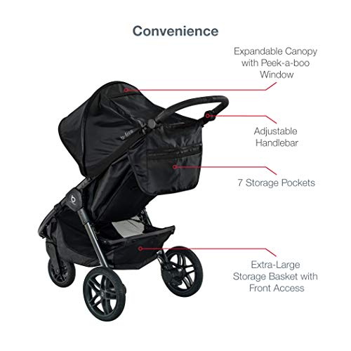 Britax B-Free & B-Safe Gen2 Flexfit+ Travel System, Midnight