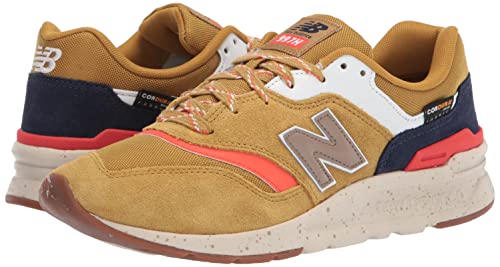 New Balance Men's 997H V1 Classic Sneaker, Gold Moss/Black, 9