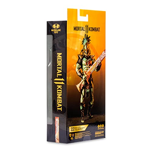 McFarlane Toys Mortal Kombat Kotal Kahn (Bloody) 7" Action Figure with Accessories