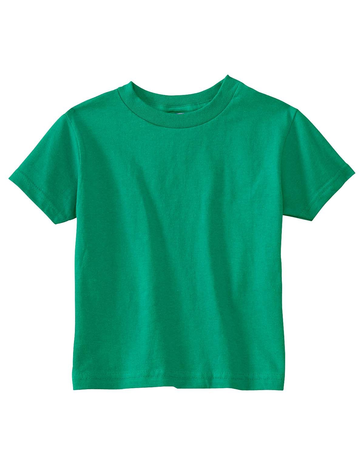 RABBIT SKINS 5.5 oz. Jersey Short-Sleeve T-Shirt (RS3301) Kelly Green, 2T