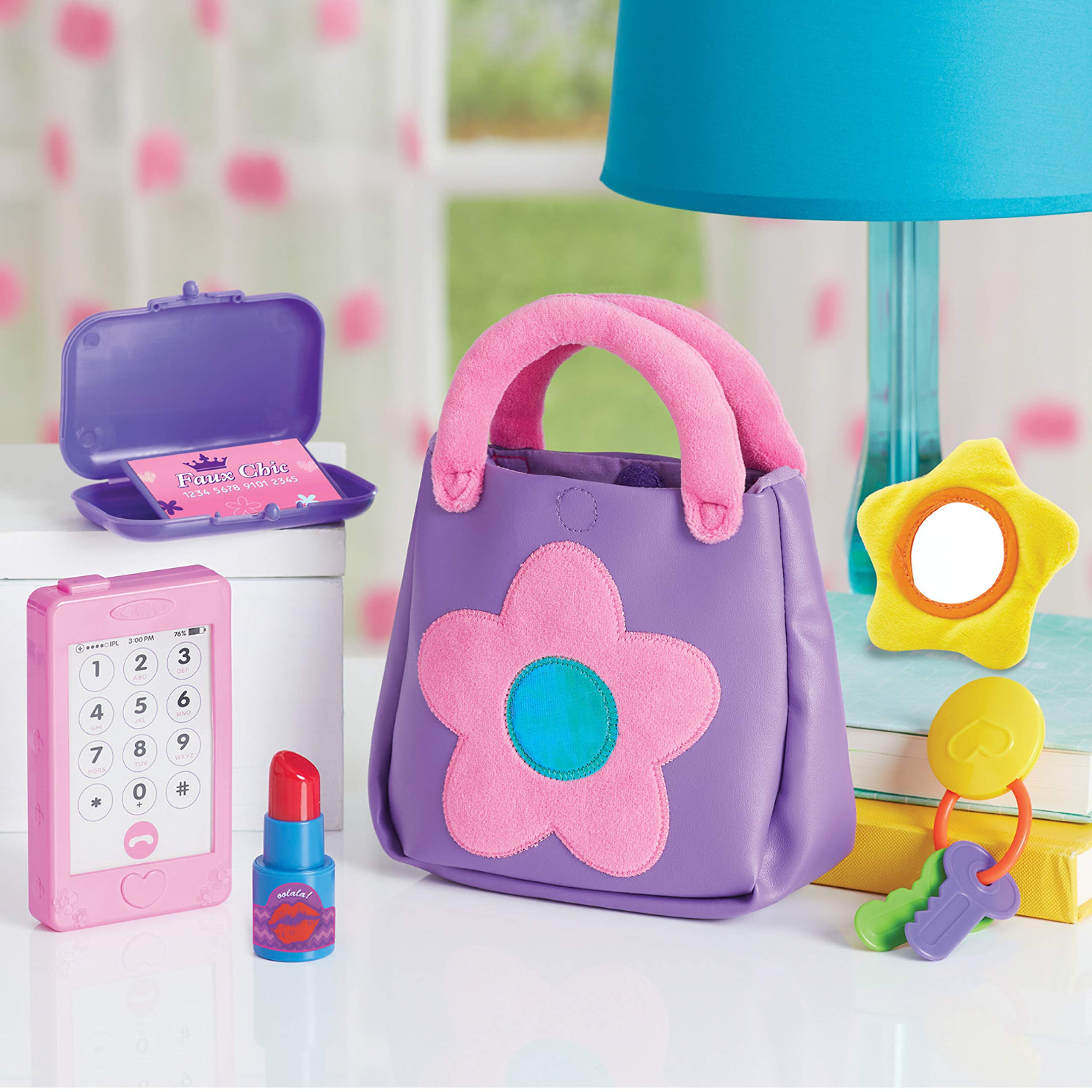 Kidoozie My First Purse, Fun and Educational, For Toddlers and Preschoolers, Encourages Safe Play , Pink