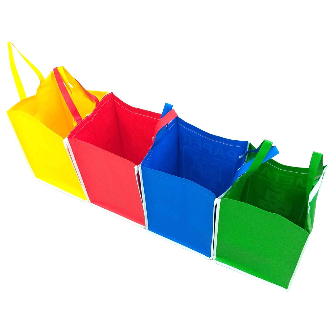 GARASANI 4 Pack Waterproof Separate Recycle Bag Waste Baskets (D Type)