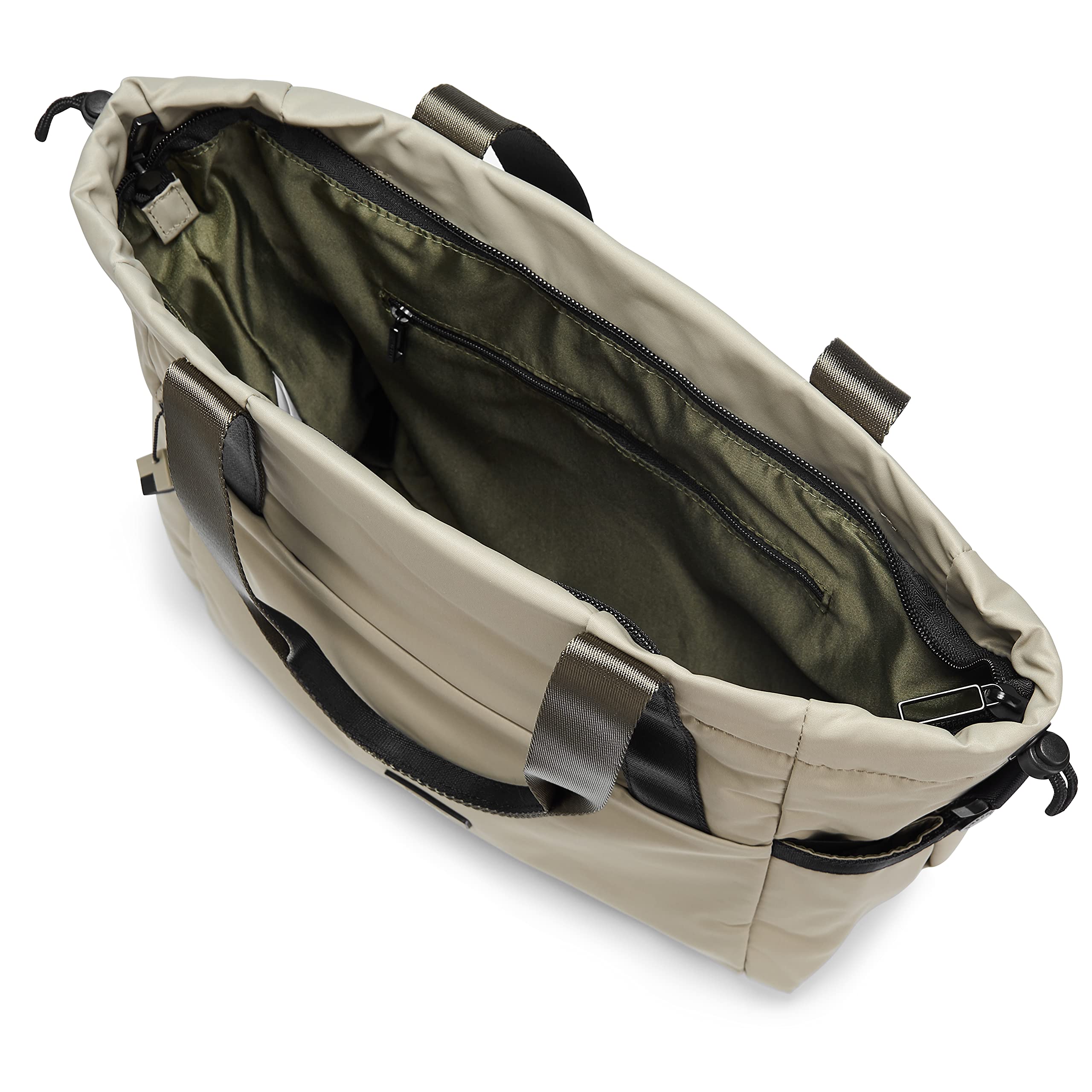 Hedgren Galactic Shoulder Bag/Tote, Galaxy Grey (Comet Beige)