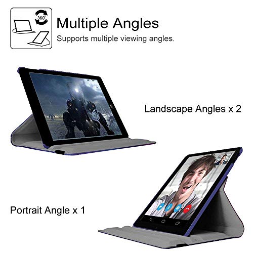 iPad Air (3rd Gen) 10.5" 2019 / iPad Pro 10.5" 2017 Case,360 Degree Rotating Stand Smart Case Protective Cover with Auto Wake Up/Sleep Feature Cover for (A2152/A2123/A2153/A2154 / A1701/A1709)