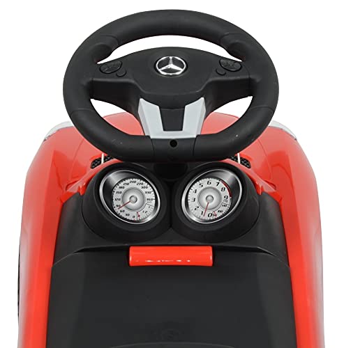 Best Ride On Cars Mercedes Benz Push Car, Red