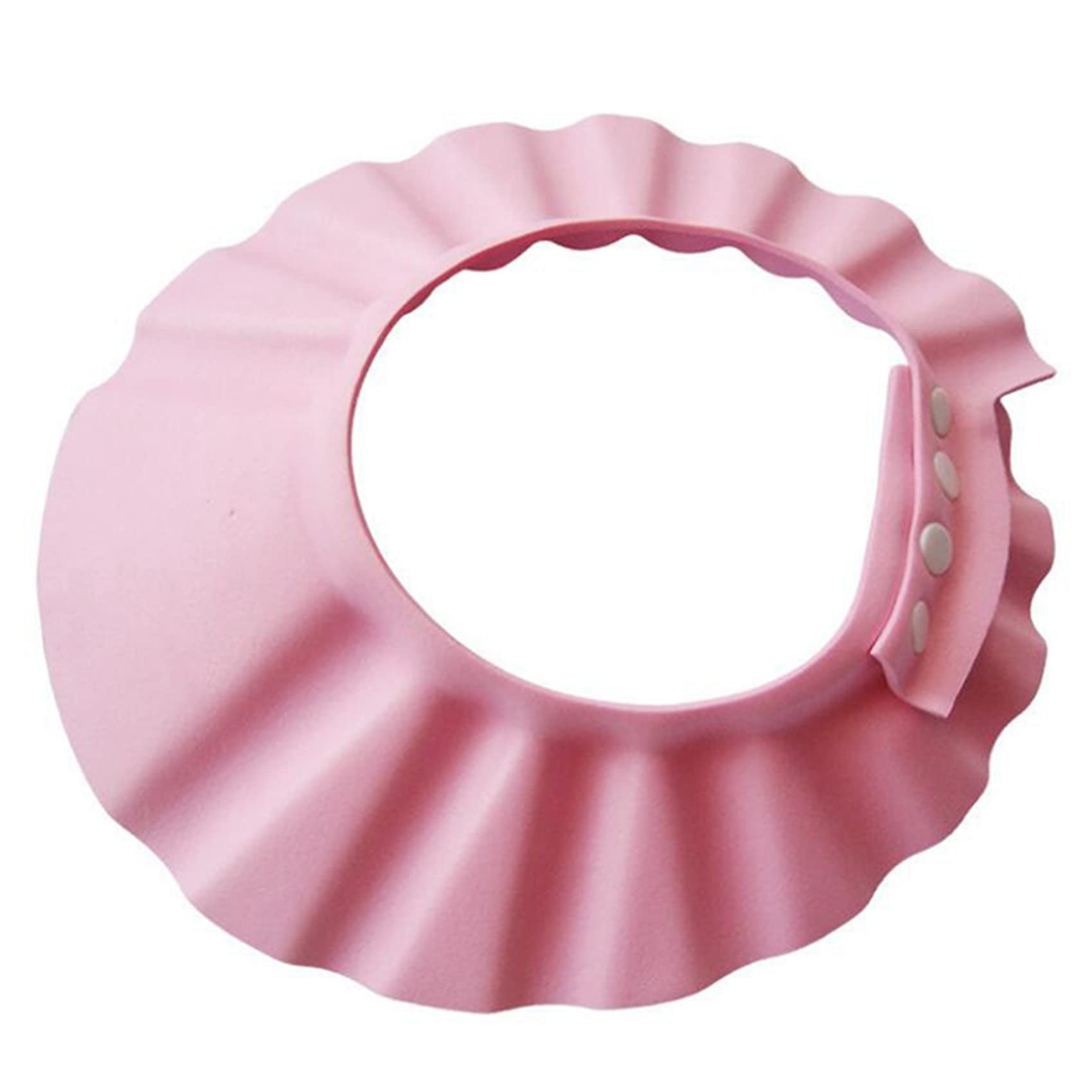 CHENHN Adjustable Baby Shampoo Cap Bathroom Shower Bathing Protection Bath Cap Visor Hair Washing Hat For Toddler(Pink)