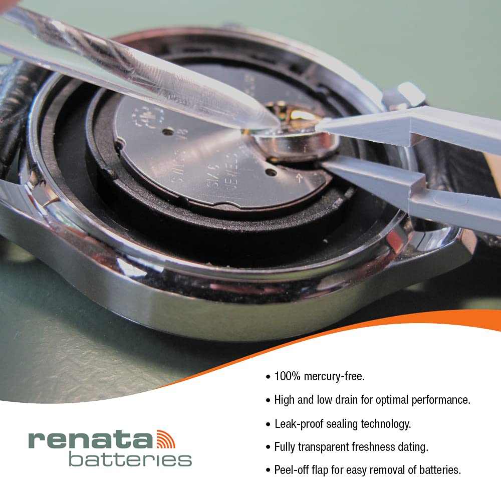 Renata Swiss 394 Siler Oxide Battery Ten Pack
