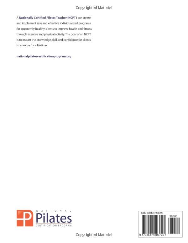 National Pilates Certification Exam - Study Guide