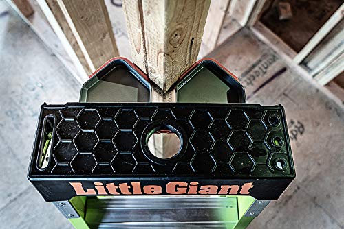 Little Giant Ladders, King Kombo, Professional, 4 ft. A Frame, 7 Ft. Extension, Fiberglass, Type 1AA, 375 lbs weight rating, (13470-001)
