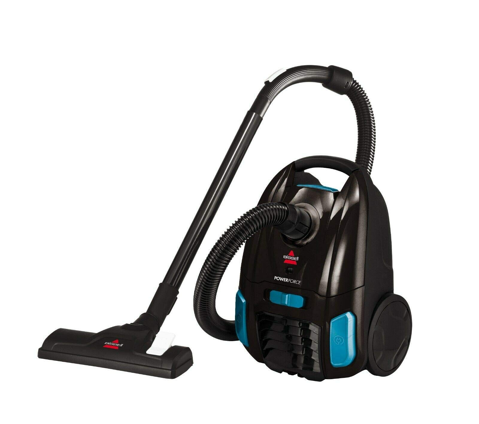 Bissell CANNISTER PowerForce Bagged Canister Vacuum, 2154W, Black