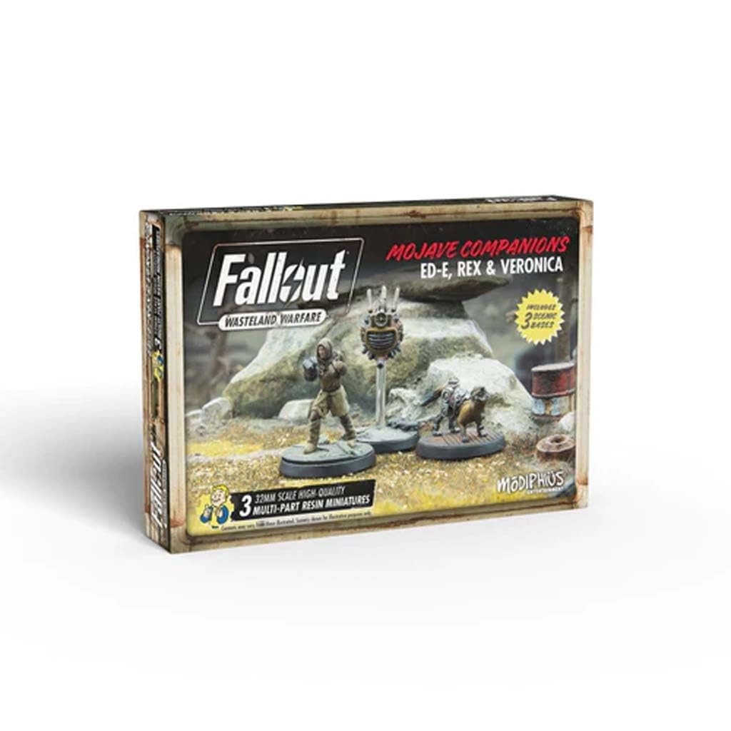 Modiphius Fallout โ Wasteland Warfare - Ed-E, Rex and Veronica, Multi