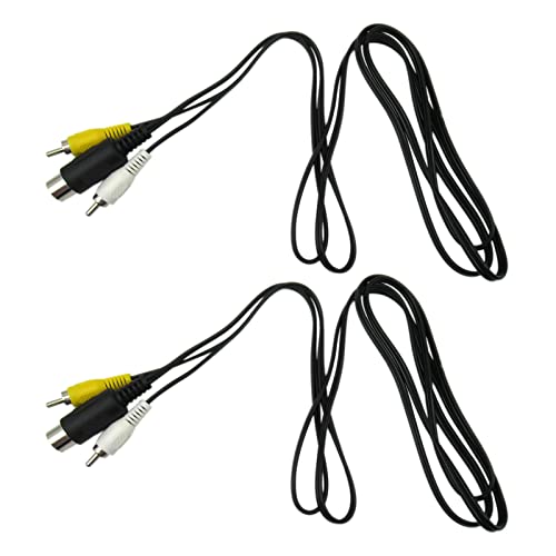 NGHTMRE Premium Quality 6FT RCA TV AV Audio Video Cord Cable for Sega Genesis & Sega Master System