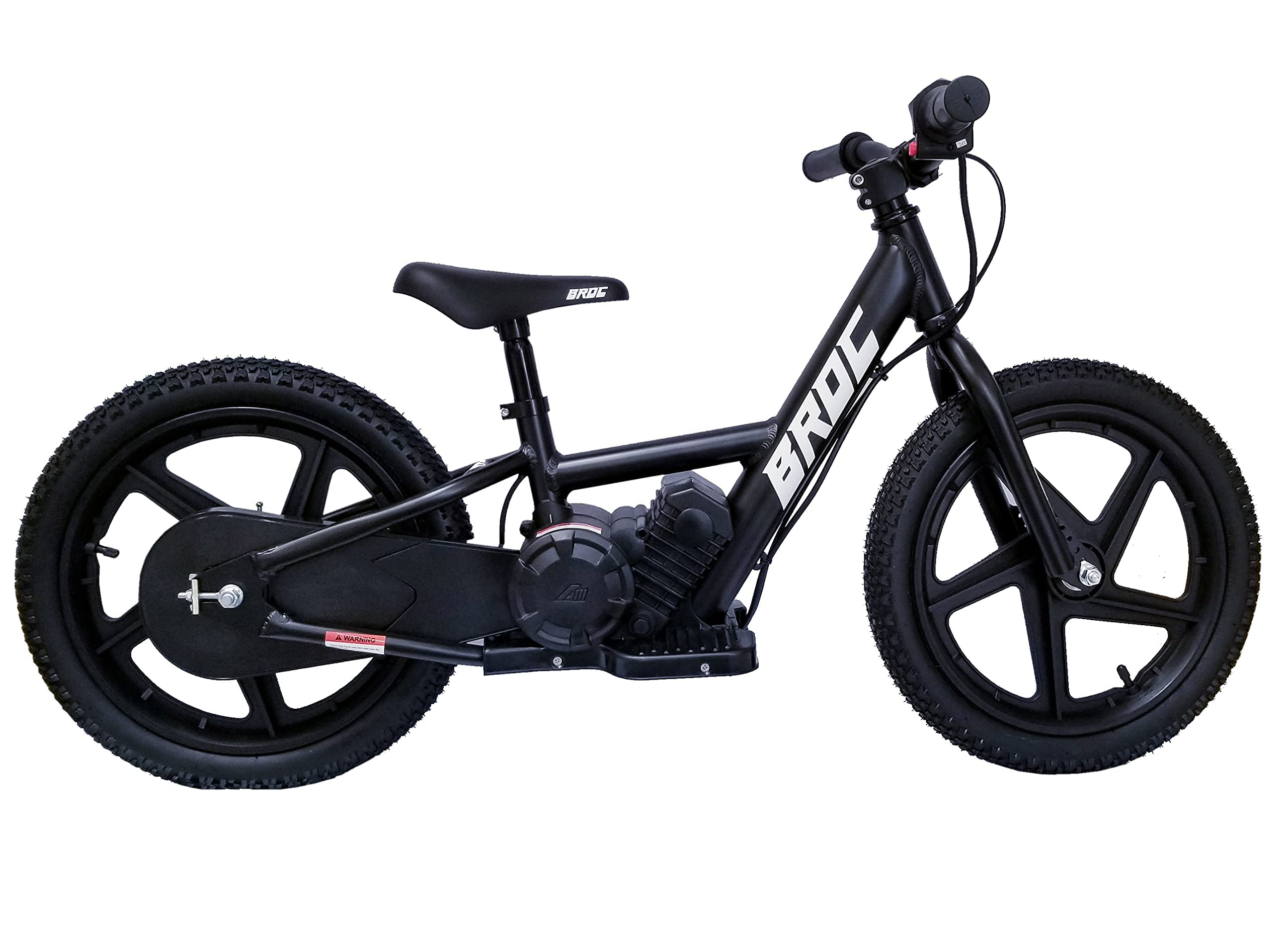 BROC USA Ebike for Kids, 16 Inch 24V Battery Operated, Black