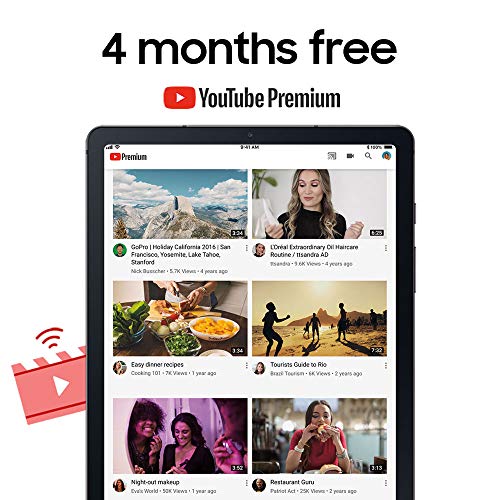 SAMSUNG Galaxy Tab S6 Lite 10.4" 64GB Android Tablet, S Pen Included, Slim Metal Design, AKG Dual Speakers, Long Lasting Battery, US Version, 2020, Angora Blue