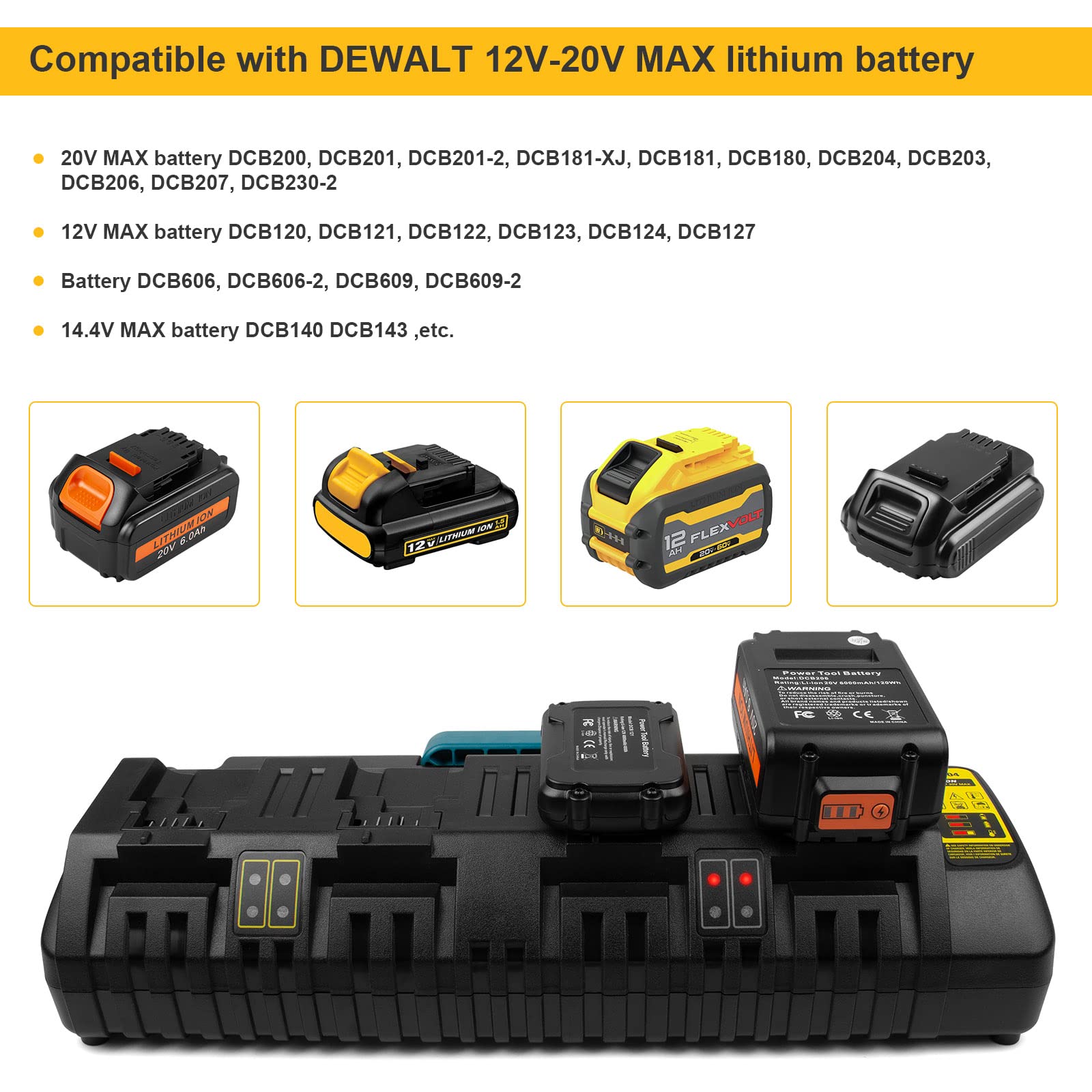 ARyee 18V 14.4V BC660 BC1880 Charger Replacement for Bosch BAT609 BAT609G BAT618 BAT618G BAT614 2607336236 Li-ion Battery Slide-in Style AL1860CV