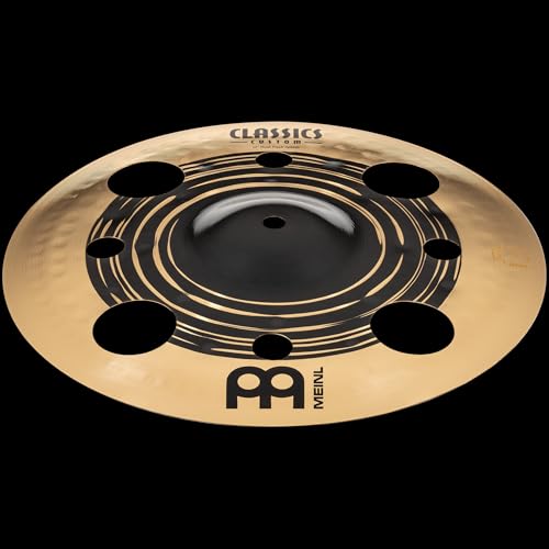 Meinl Cymbals Classics Custom Dual 12" Trash Splash Cymbal for Drum Set, Dark/Brilliant — Made in Germany — B12 Bronze, 2-Year Warranty, (CC12DUTRS)