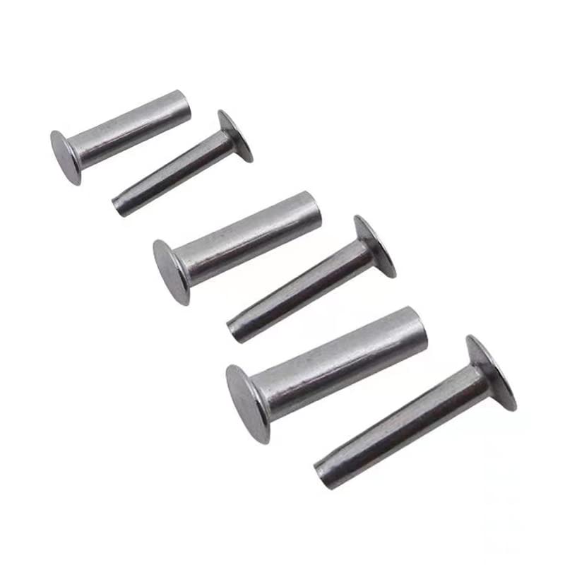 TorSor 9 Sets Kitchen Knife Handle Screw Fixing Rivet Nuts Chef Knives Cutter Wooden Grip Screws Fastener Fixer Clip Nail Replacement Repair Stainless Steel Rivets Anti-Corrosion DIY Tools Accessories