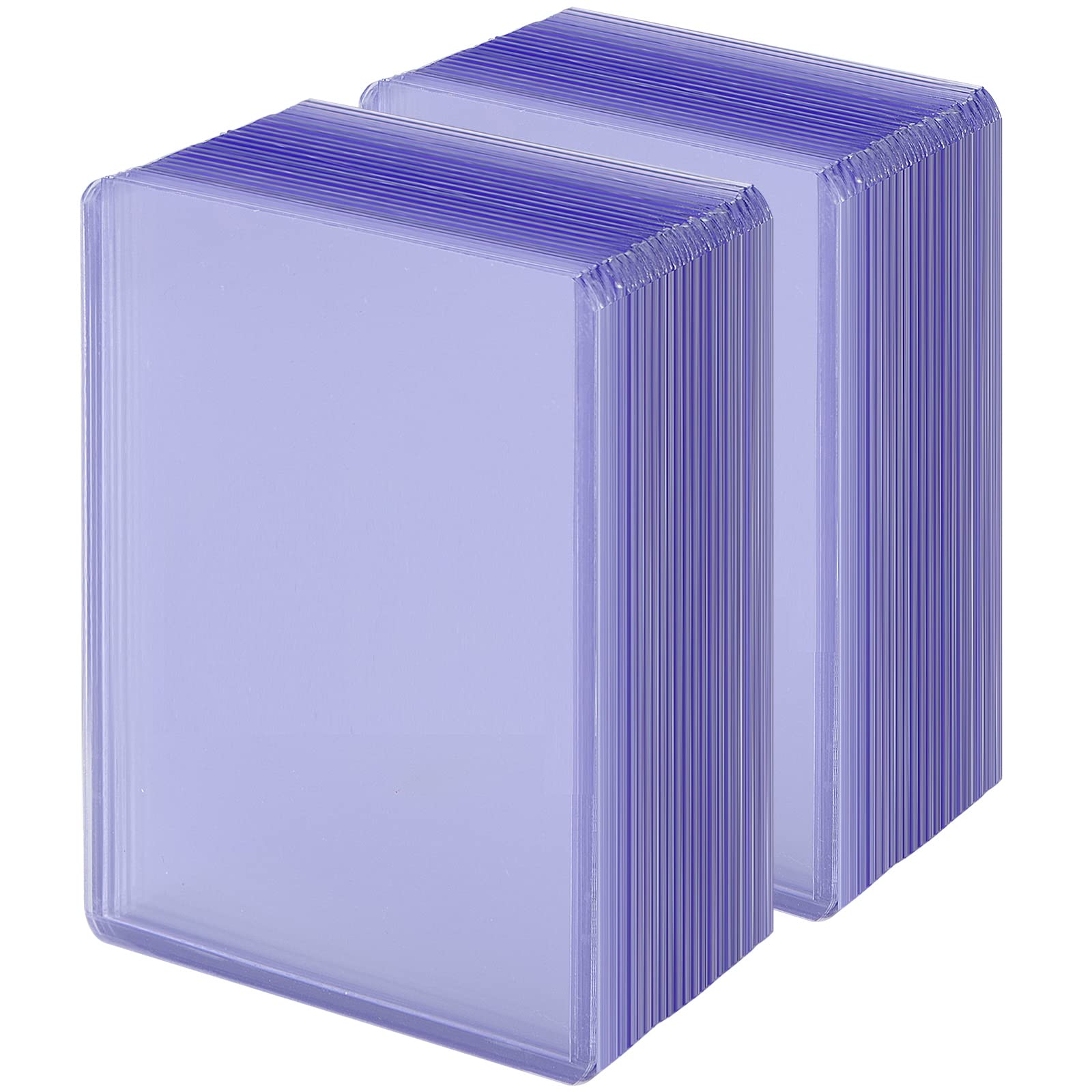 CampFENSE 3" x 4" Trading Card Top Loader, Clear Card Sleeves for TCG Cards (50 Count), Hard Plastic Top Loader Card Holders Fits YGO, MTG, Baseball Football Card