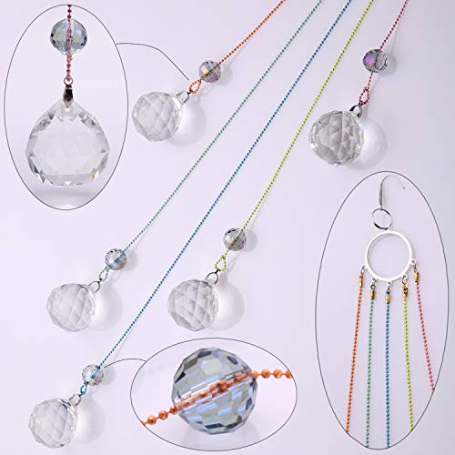 Crystals Ball Prisms Suncatcher Hanging Ornament Rainbow Maker for Home,Garden Decoration
