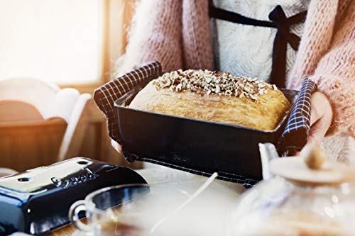 Emile Henry Linen Bread Loaf Baker, 11.02 x 5.12 x 4.72in
