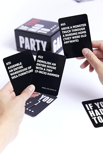 If You Had To... [A Party Game] Horrible and Hilarious Would You Rather Card Game for Parties with Friends & Game Night The Perfect White Elephant Gift