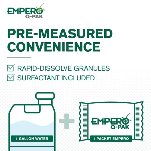 Empero Q-Pak Nutsedge Killer (Compare to SedgeHammer Plus) - 13.5 Grams Turf Herbicide - Kills Nut Grass in Established Lawns, Ornamental Turfgrass, & Landscape Areas